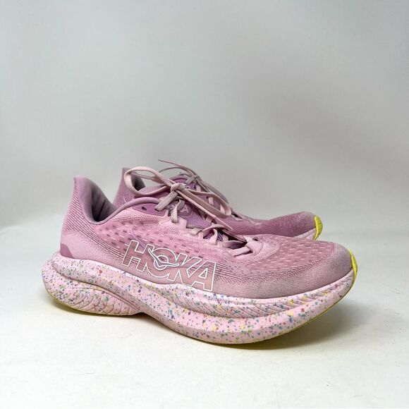 Hoka | Shoes | Rare Mach 6 Pink Lemonade Hoka Sz 5 Perfect Spring ...